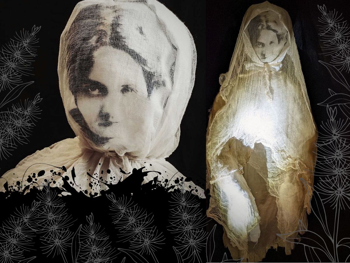 How to Make a Ghost for Halloween: Haunting Victorian Ghost Decoration ...