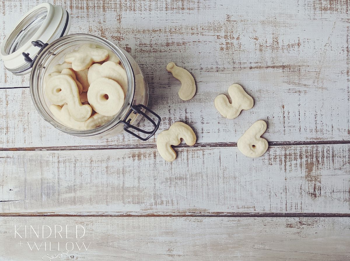 How to Make Lunchbox Letter Biscuits ~ Sugar Cookie Letters - Kindred ...