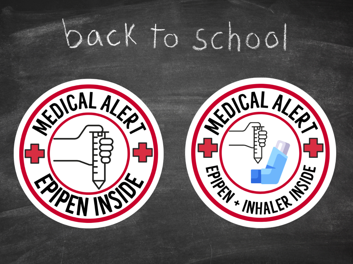 Epi-Pen & Inhaler Inside Stickers - Free Printable - Kindred + Willow
