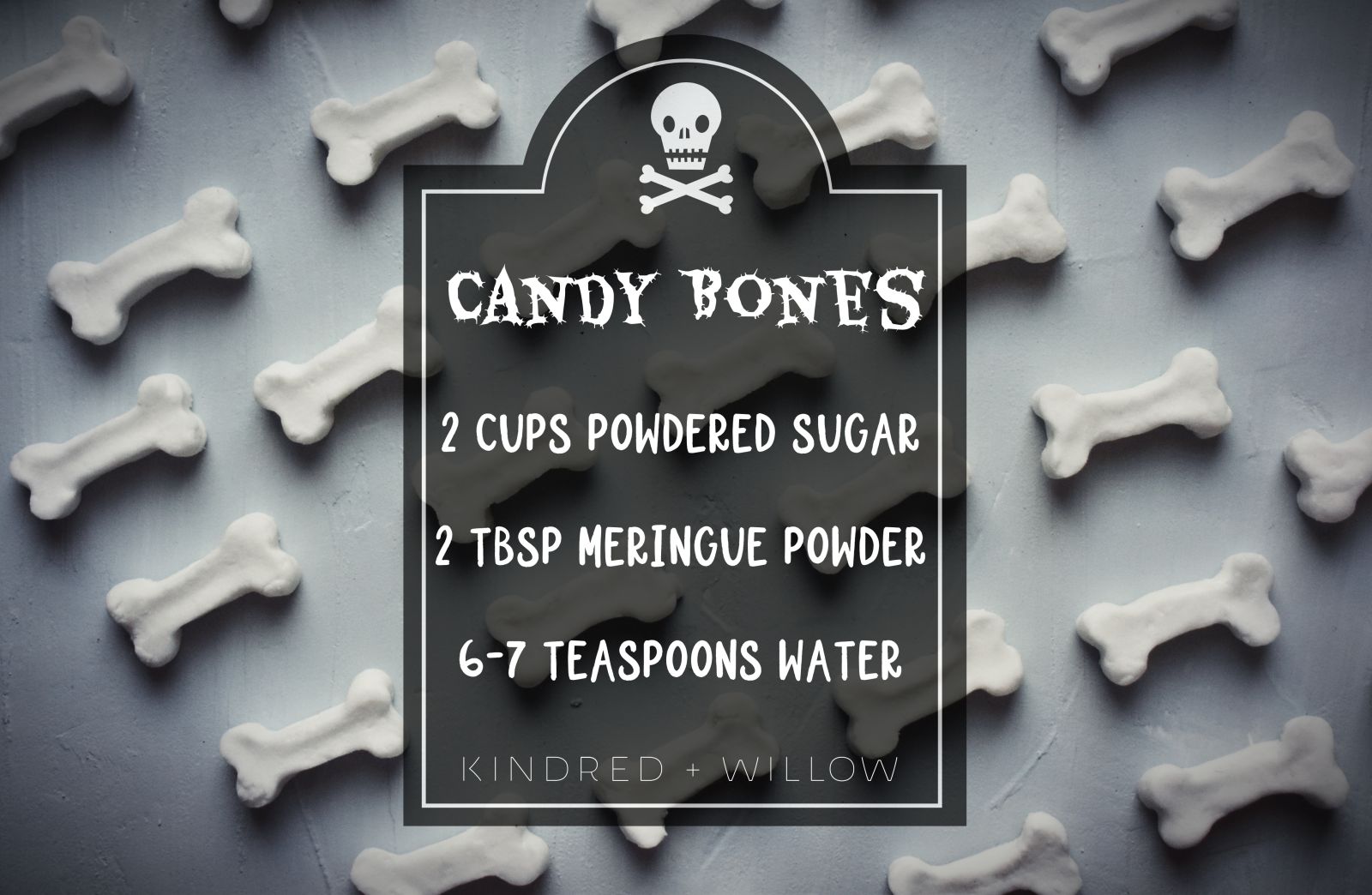 How to Make Candy Bones + Eyeballs - Kindred + Willow