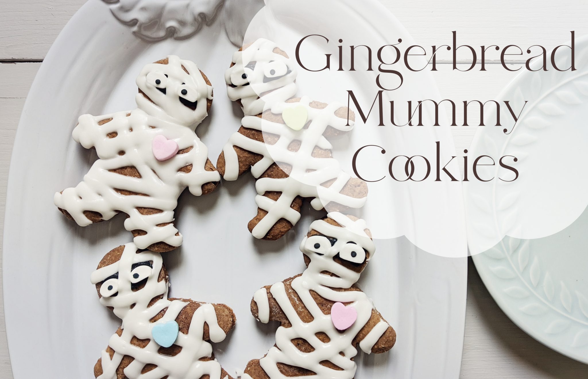 Gingerbread Mummy Cookies - Kindred + Willow