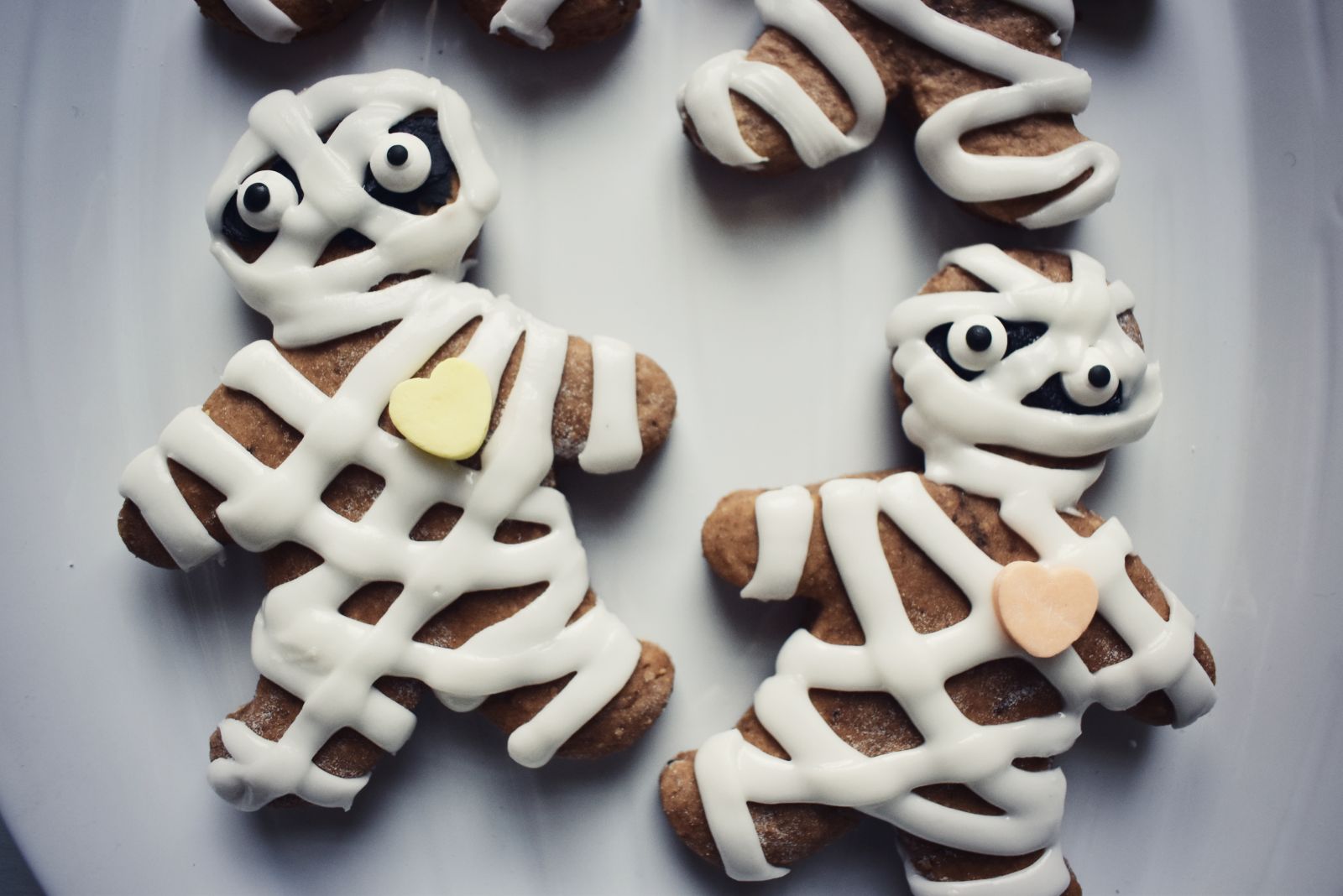 Gingerbread Mummy Cookies - Kindred + Willow
