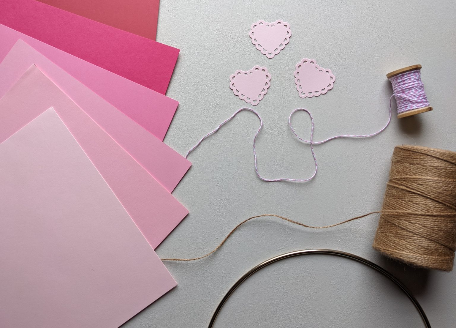 How to Make a Paper Heart Mobile - Kindred + Willow