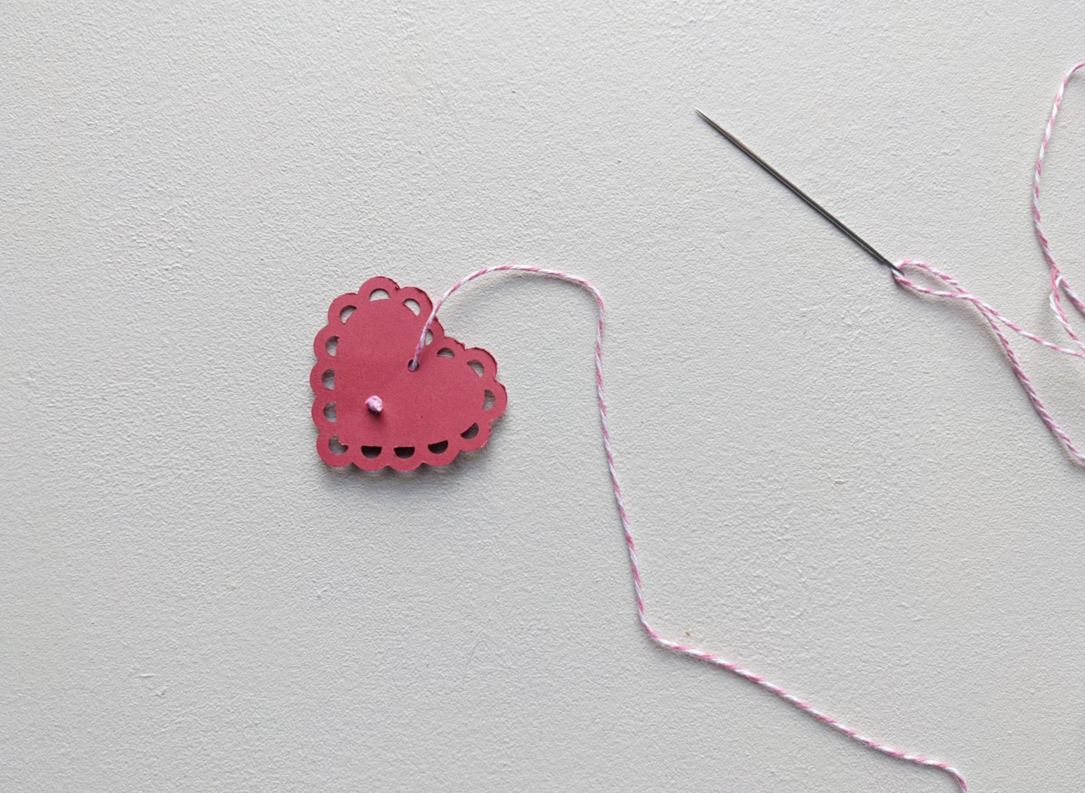 How to Make a Paper Heart Mobile - Kindred + Willow